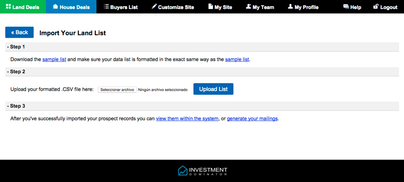 Investment Dominator CRM